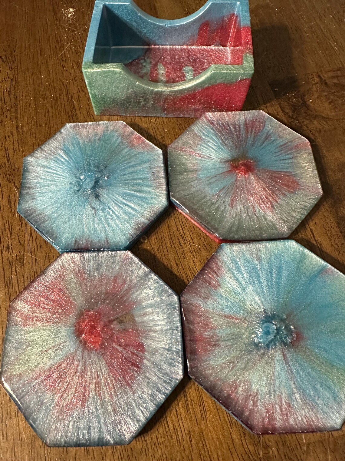 Custom Resin Coasters - Etsy