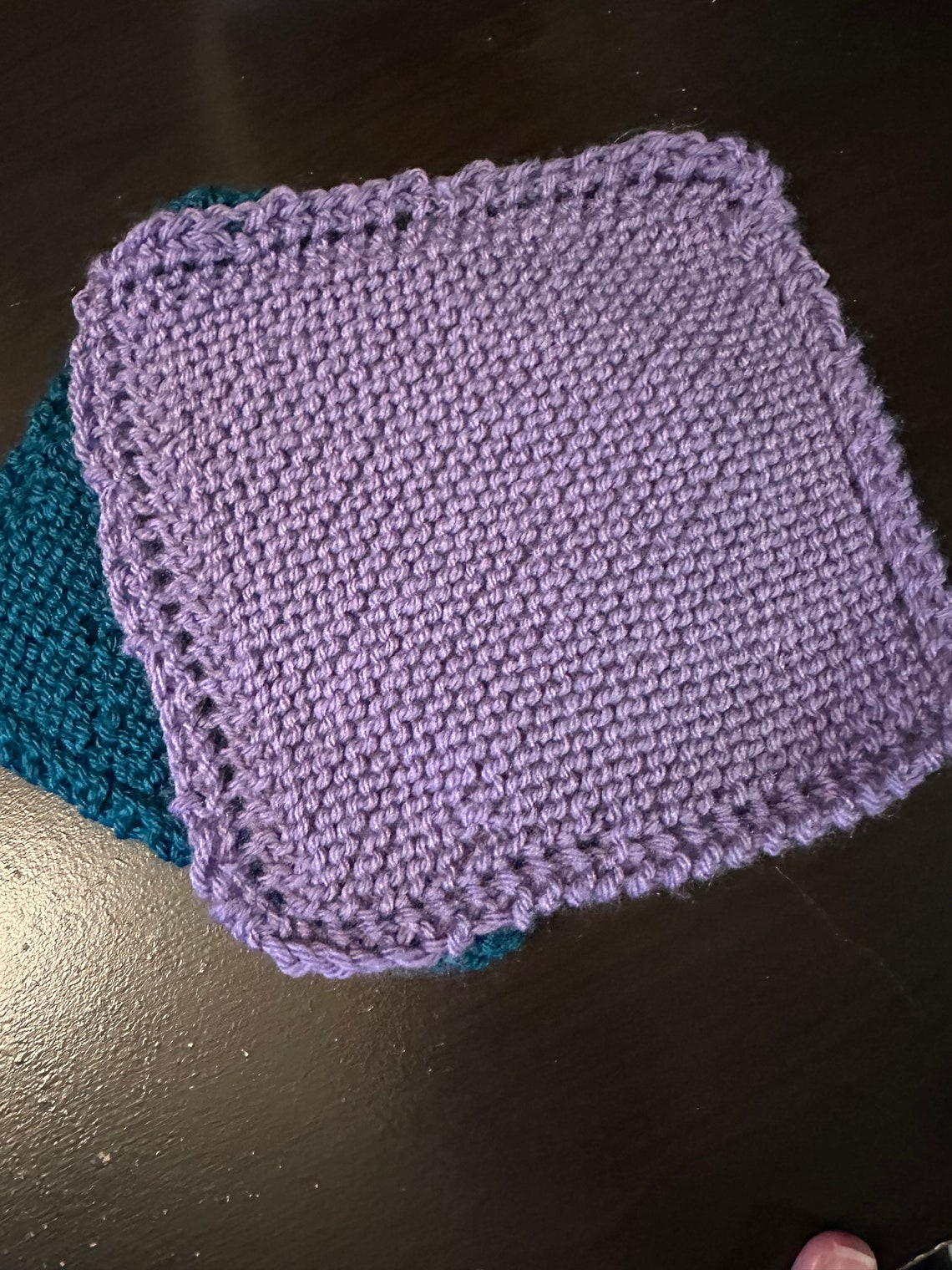 Simple Dishcloth Knitting Pattern - Etsy