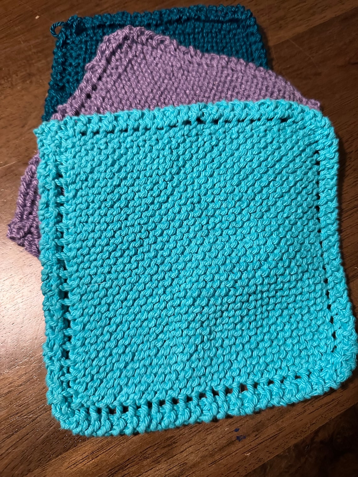 Simple Dishcloth Knitting Pattern - Etsy
