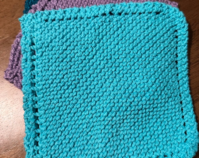 Simple Dishcloth Knitting Pattern - Etsy