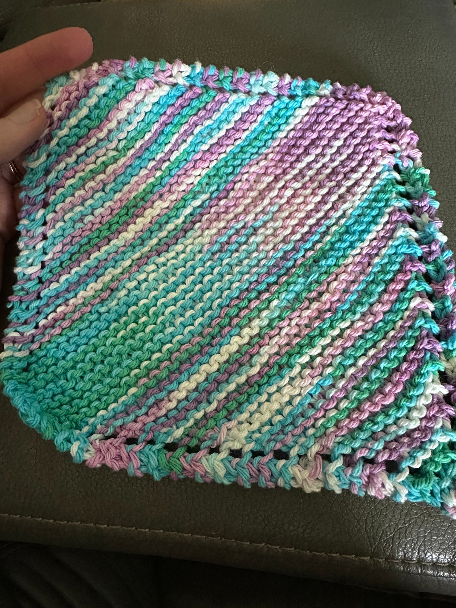 Simple Dishcloth Knitting Pattern - Etsy