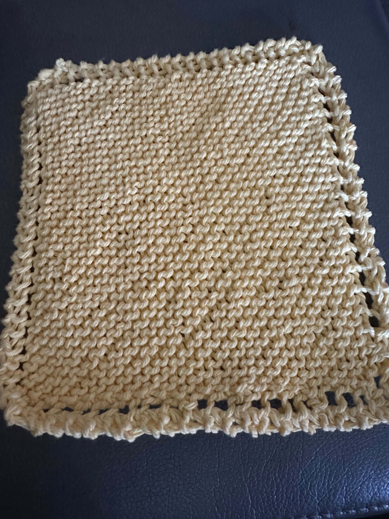 Simple Dishcloth Knitting Pattern - Etsy