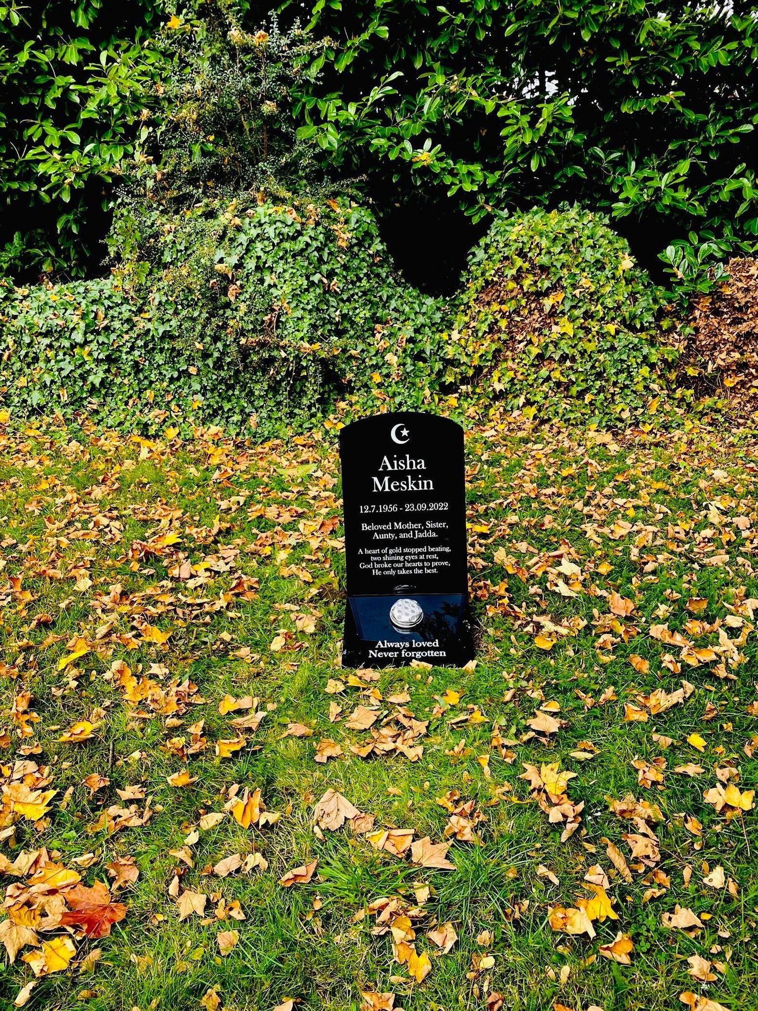 Personalised Muslim Islamic Arabic Memorial Plaque Grave - Etsy UK