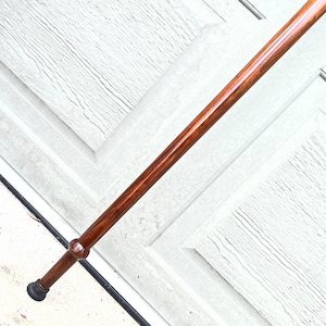 Hand Carved Rosewood Walking Cane: Lightweight Handmade Wooden Stick - Etsy