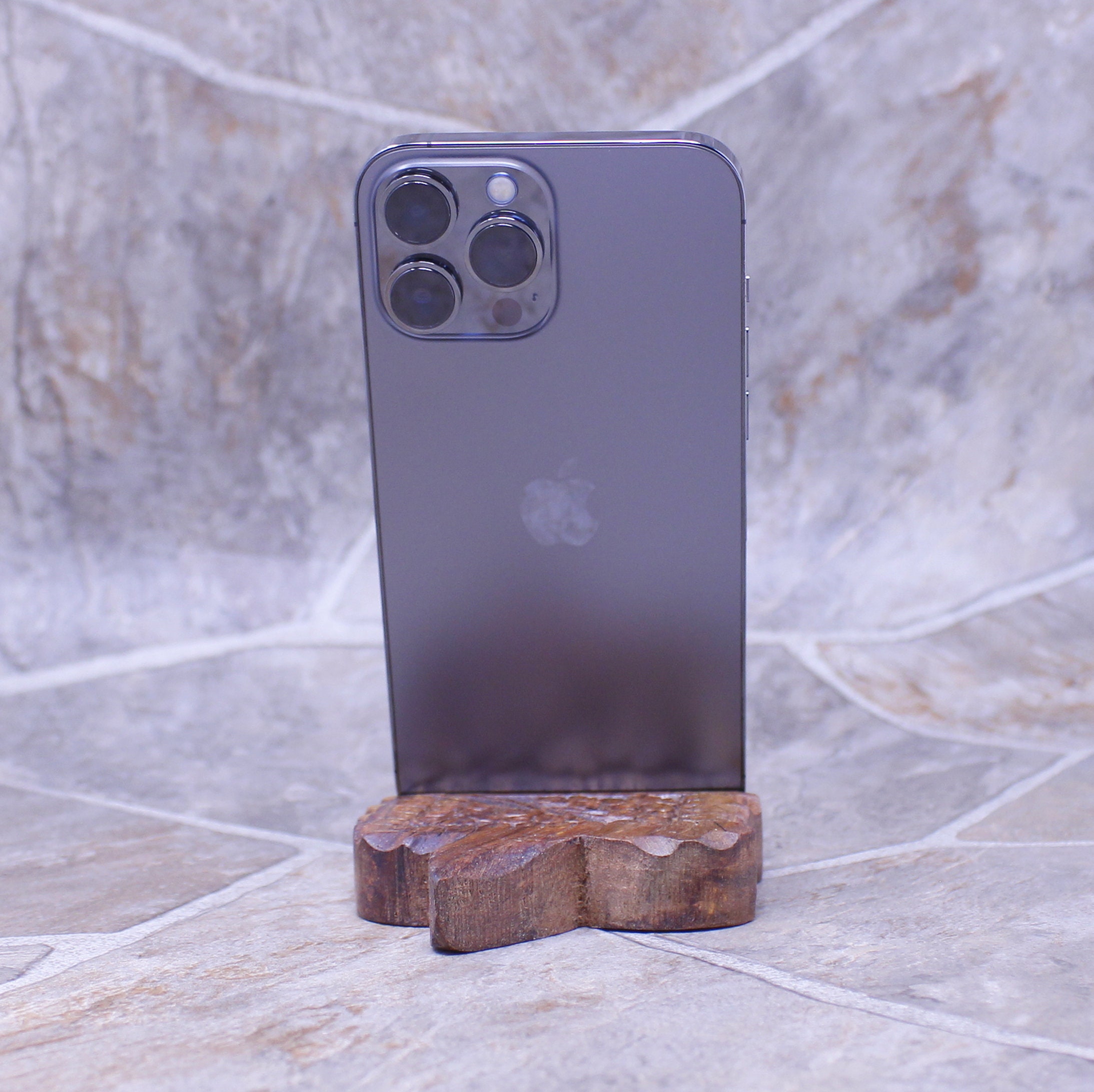 Wooden Handcarved Phone Stand Custom Phone Holder - Etsy