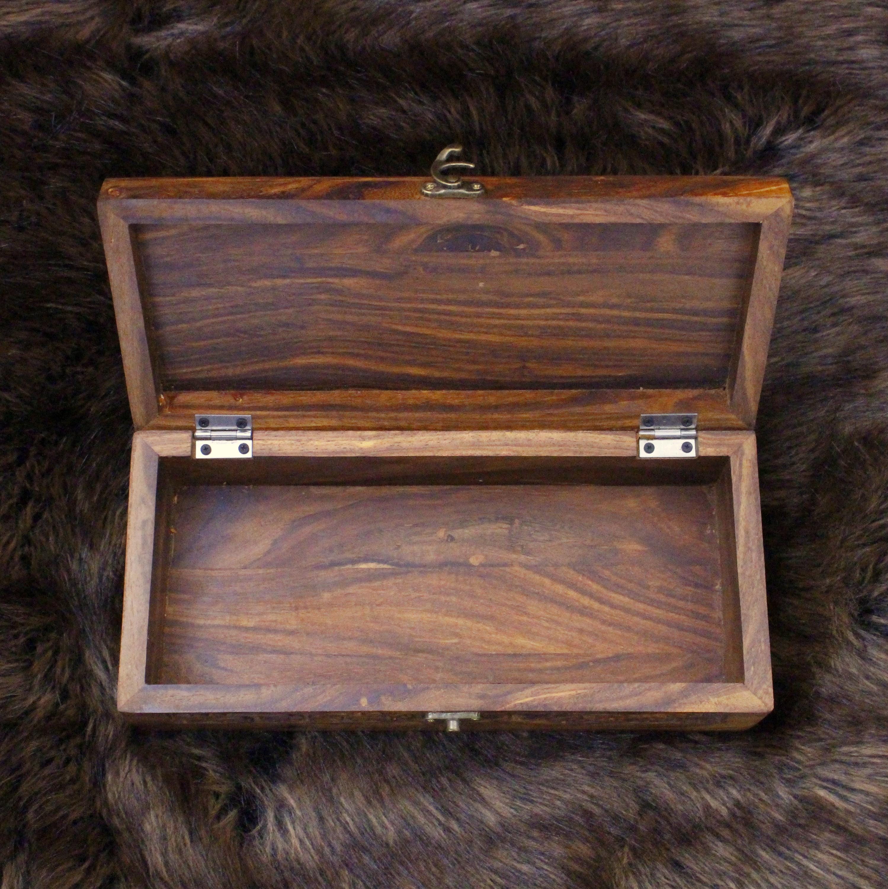 Hand-carved Rosewood Deer Box: Personalized Keepsake - Etsy