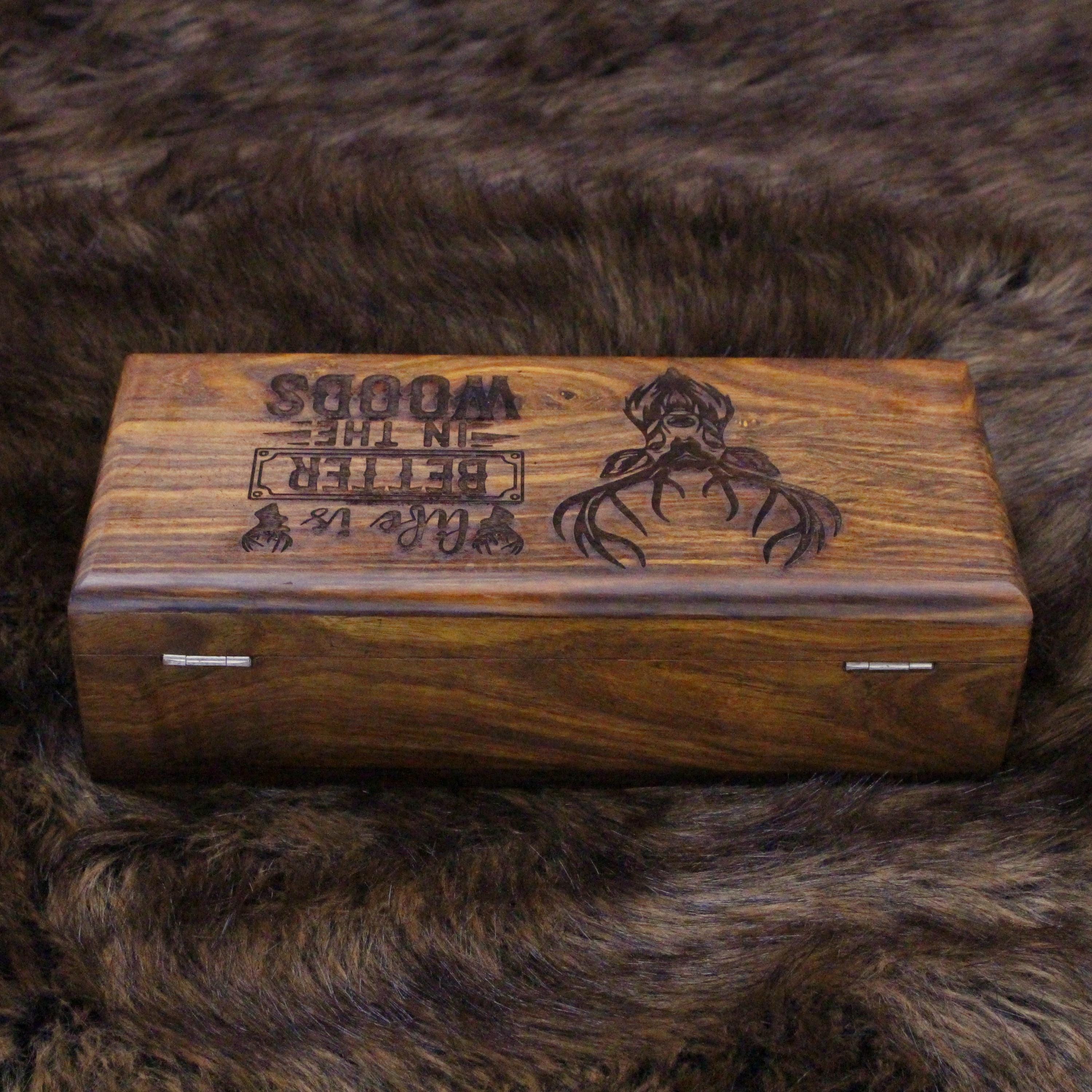 Hand-carved Rosewood Deer Box: Personalized Keepsake - Etsy