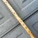 Handmade Carved Wooden Walking Cane: Lightweight Beech Wood Stick - Etsy