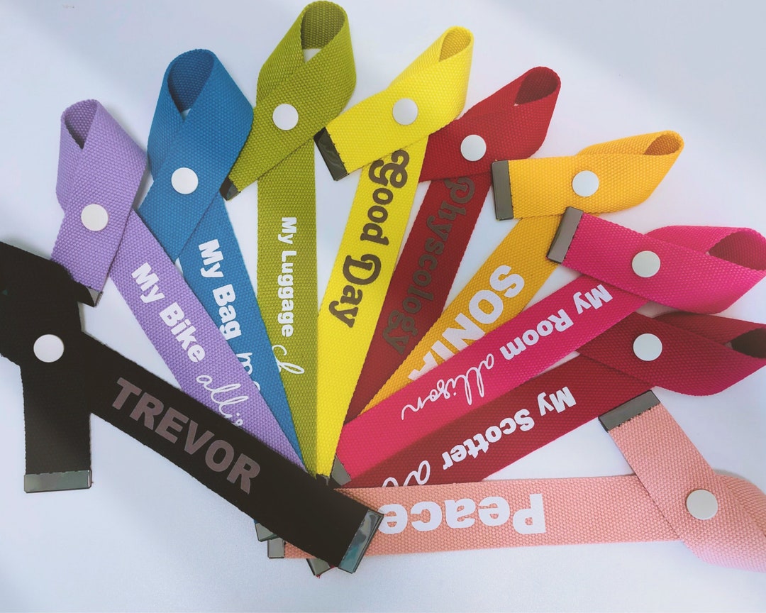 Luggage Tag Custom Ribbon Custom Kids Luggage Bag Tag Kid - Etsy