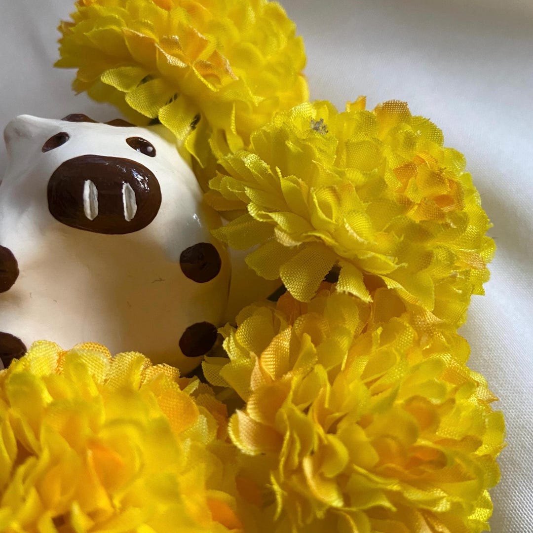 Brown Spotted Cow Worry Stone Pet for Stress and Anxiety - Etsy