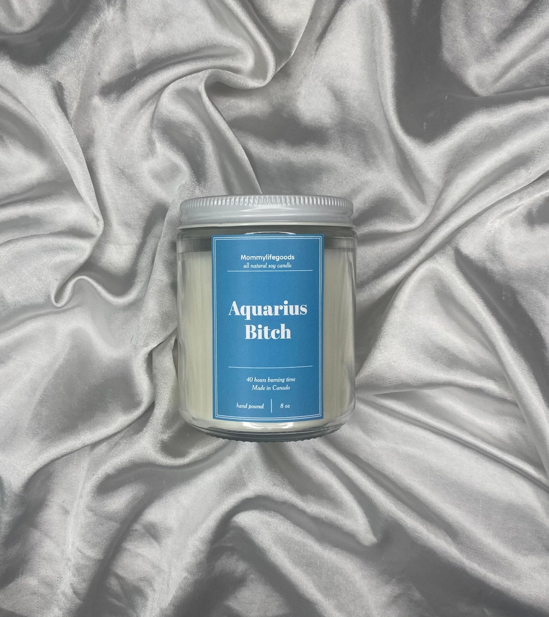 Funny Aquarius Candle | Soy Wax Candle Gift | Cheeky Zodiac Candle ...