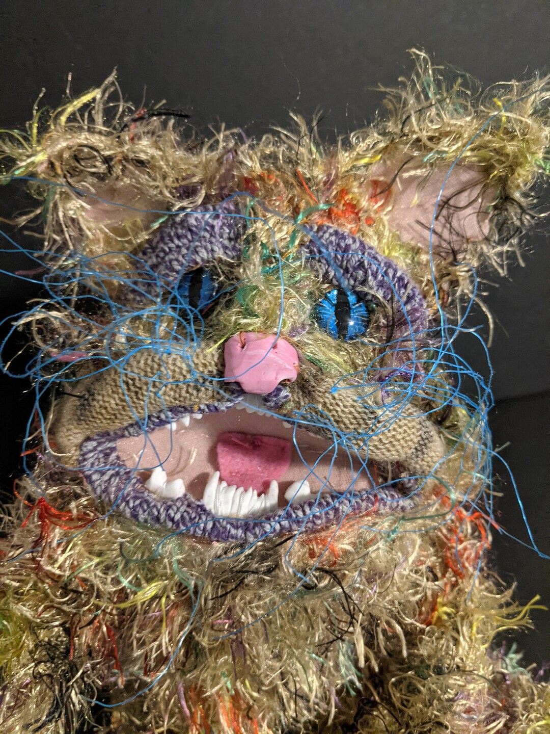 Cat Puppet Laughing Cat Series, Psyche-dilly - Etsy