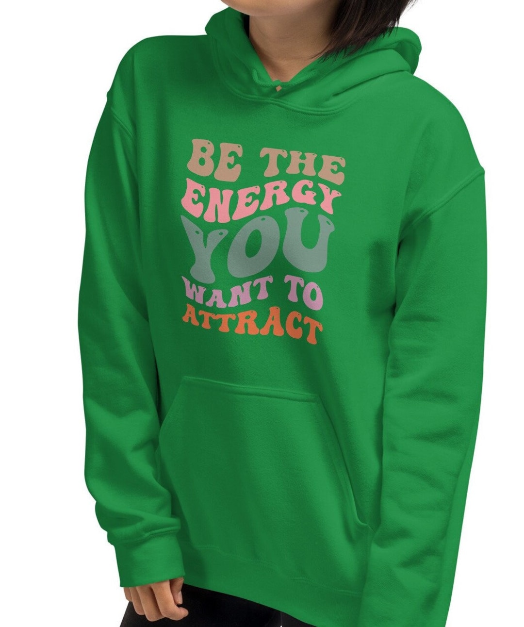 Empowering Motivational Quote Hoodie, Positive Vibes Sweatshirt ...