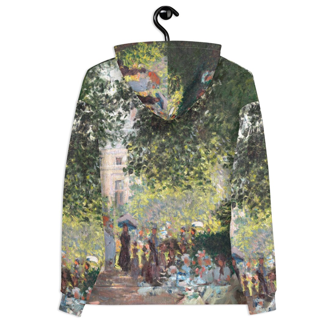 Claude Monet Hoodie, Vintage Art Sweater, the Parc Monceau Painting ...