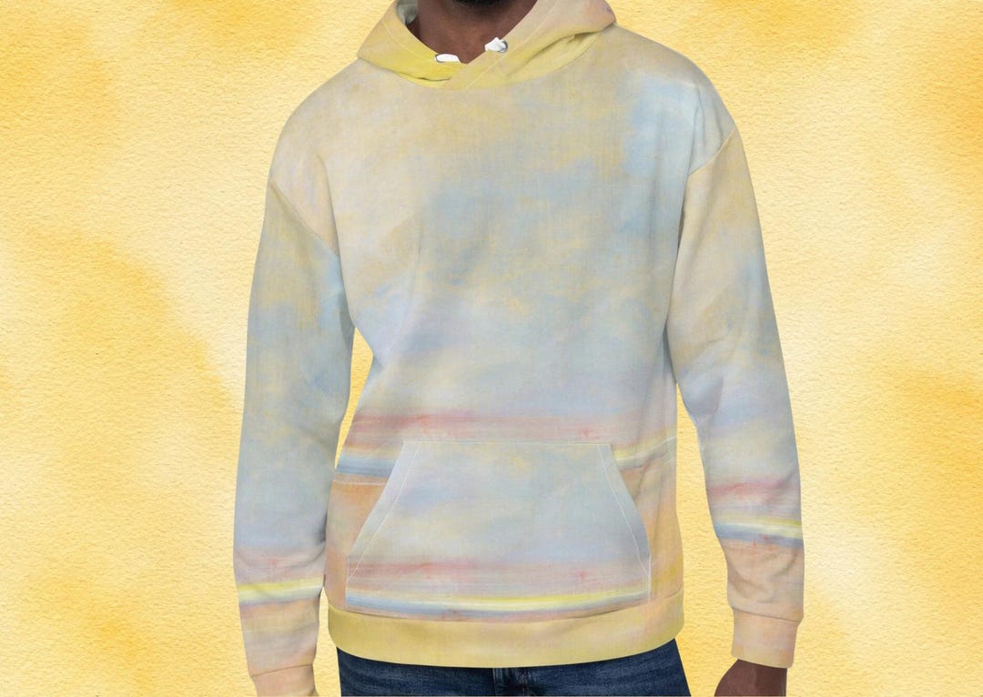 Colorful Pastel Hoodie, Fun Pastel Outerwear, Patterned Colorful ...