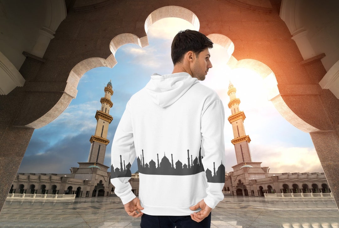 Masjid Hoodie, Islamic Hoodie, Muslim Top, Muslim Apparel, Arab ...