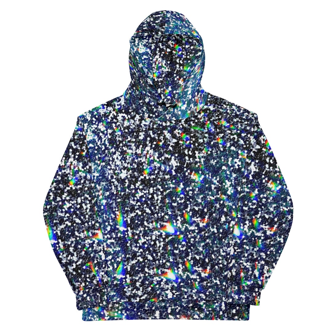 Glitter Design Hoodie, Sparkly Design Sweatshirt, Sparkle Sweater ...