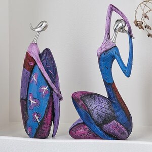 Creative Home Decoration Colorful Abstract Figure Sculpture Living Room ...
