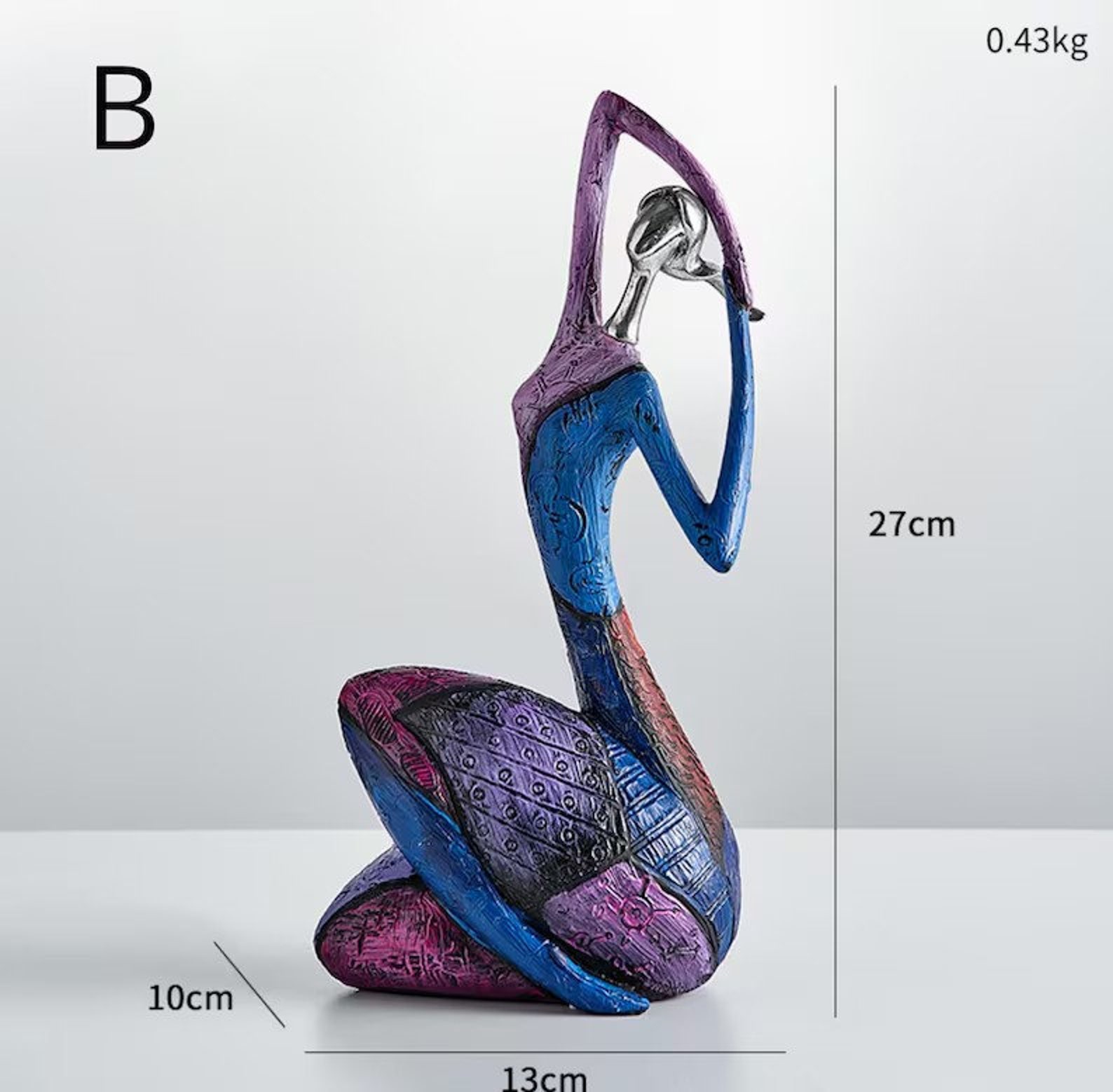 Creative Home Decoration Colorful Abstract Figure Sculpture Living Room ...