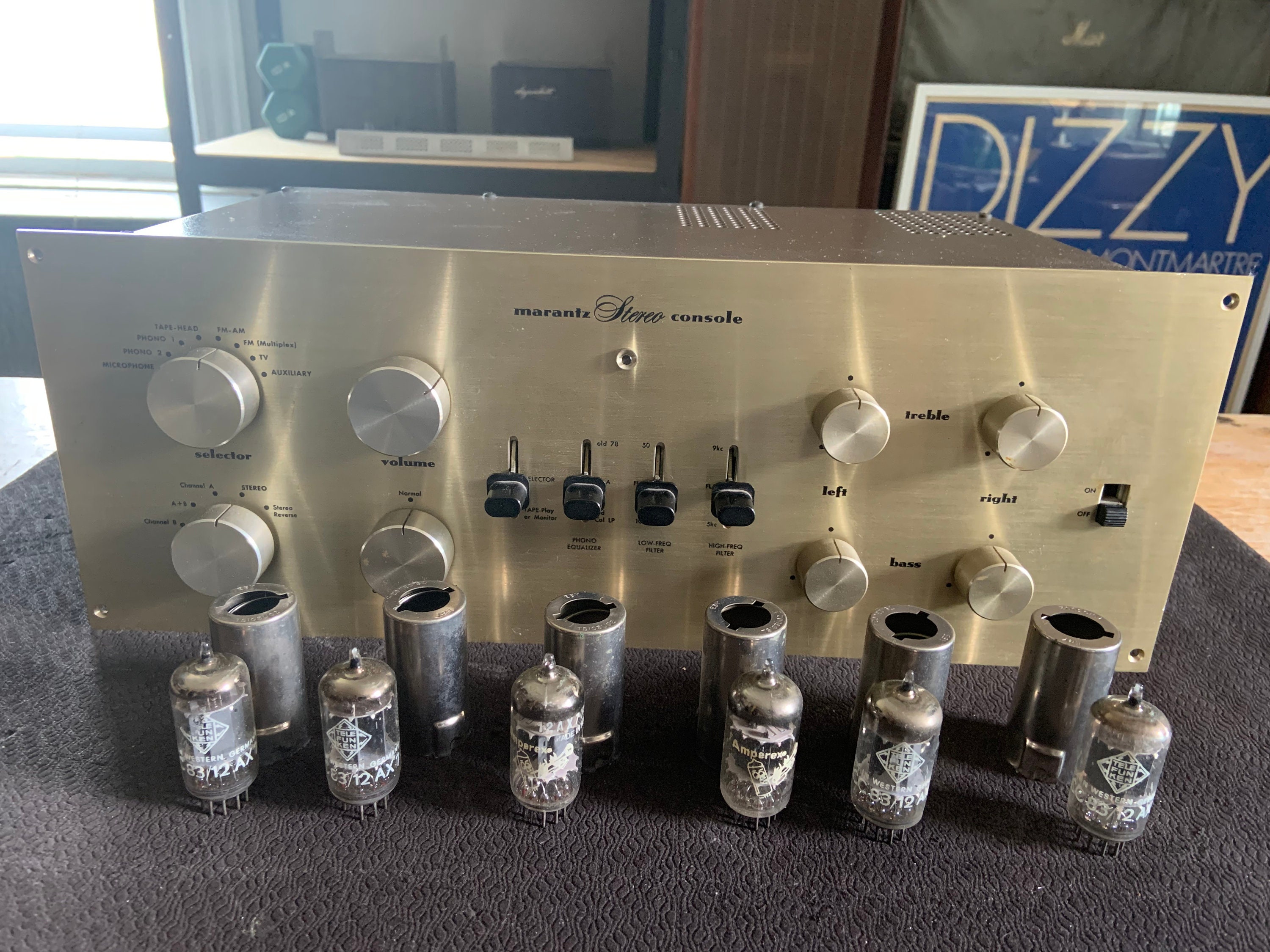 Vintage Marantz 7 Tube Preamplifier With Original Paperwork and Extra Parts Four Restoration - Etsy