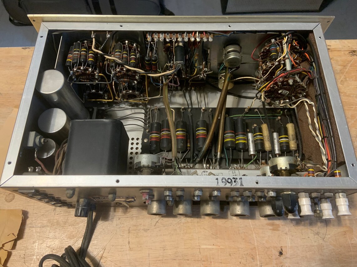 Vintage Marantz 7 Tube Preamplifier With Original Paperwork and Extra ...