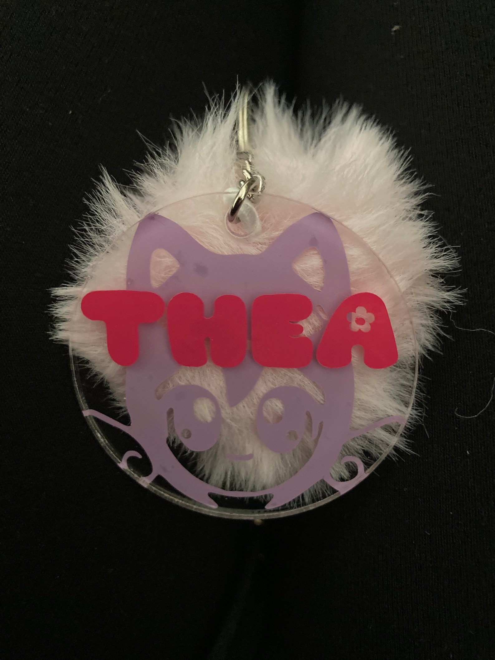 Personalised Aphmau Pompom Keychain Bag Charm Party Favour or Gift ...