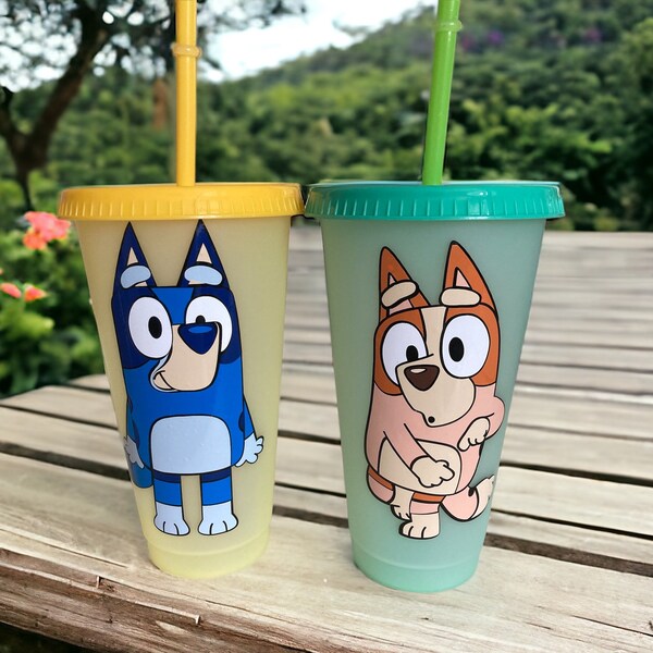 Bluey Drinking Cups - Etsy UK