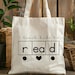 I Teach Kids to Read Tote Bag, Reading Teacher Gift Tote, Cute Reading ...