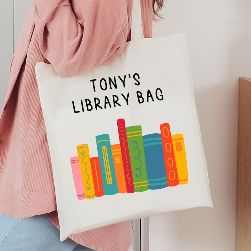 Reading Tote Bag - Etsy