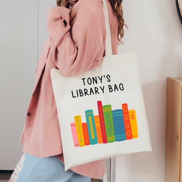 Library Tote Bag - Etsy
