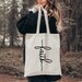 Faith Tote Bag, Faith Cross Gift Bags, Christian Faith Shoulder Bag ...