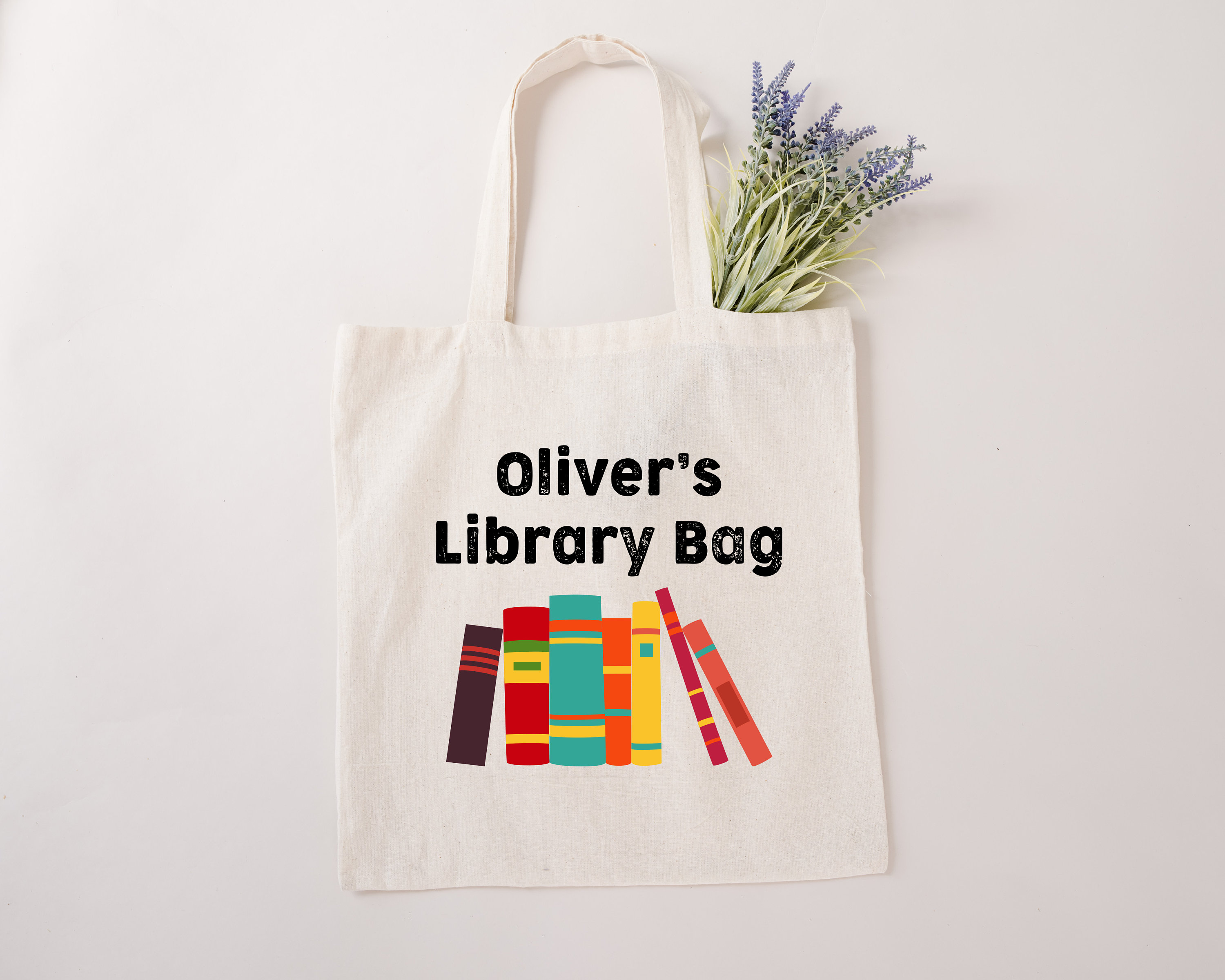 Personalized Library Bag for School School Library Gift Bag - Etsy