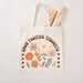 Grow Positive Thoughts Tote Bag, Floral Gift Shoulder Bag, Kindness ...