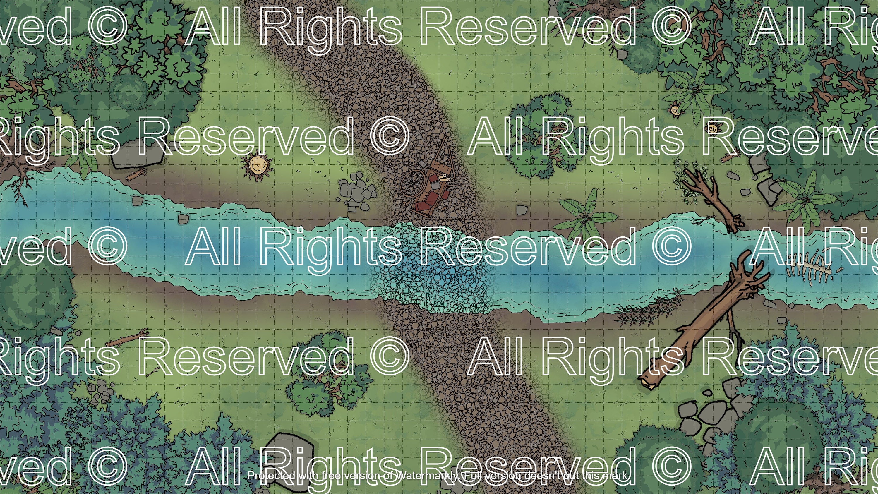 Tabletop Maps for D and D, Pathfinder, Cthulhu Etc. Encounter - Etsy