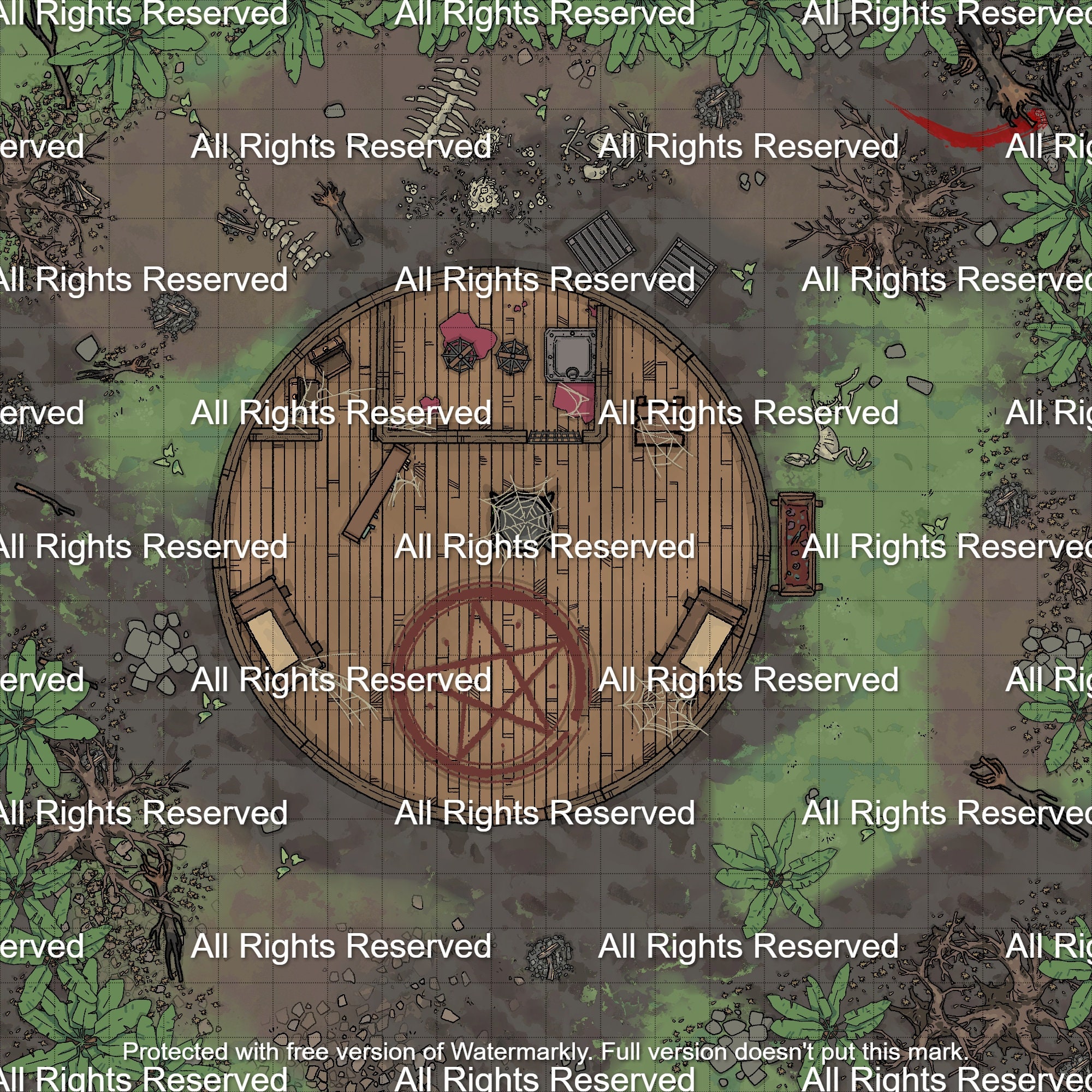 Tabletop Maps for D and D Pathfinder Cthulhu Etc. - Etsy