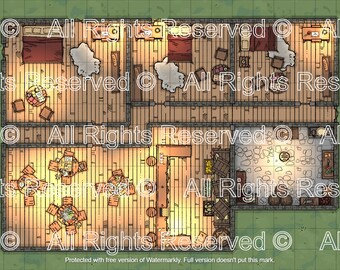 Tabletop Maps for D and D, Pathfinder, Cthulhu Etc. Encounter - Etsy