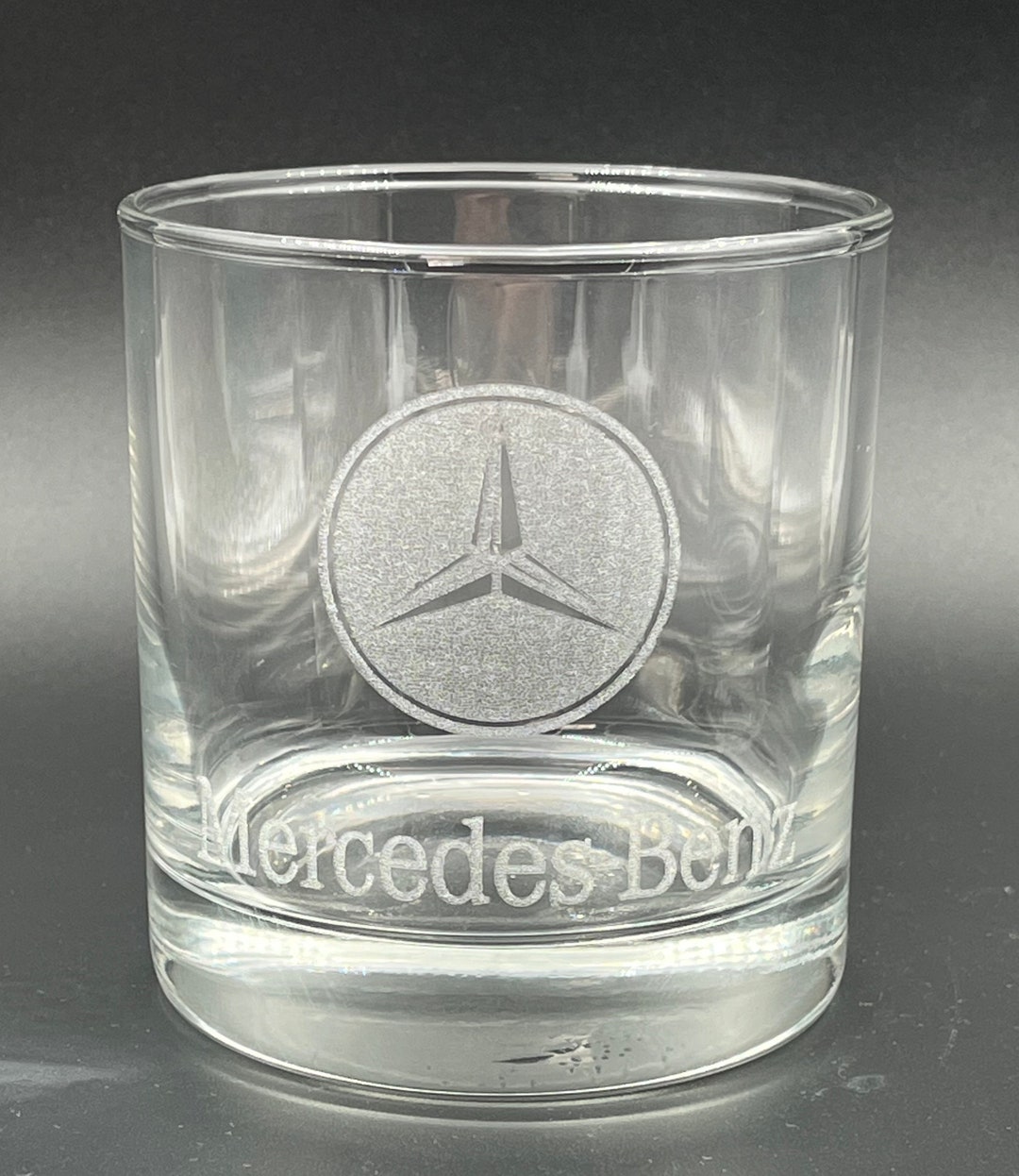 Mercedes- Engraved Rocks Glasses. SET OF 2 or 4!! Choose From AMG or ...