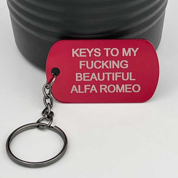 Alfa Romeo Keychain - Etsy