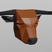 Paper Bull Minotaur Mask Papercraft 3D Template - Etsy