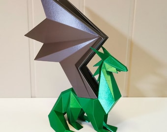 Papercraft Mini Dragon 3D Template - Etsy