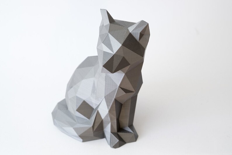 Papercraft Fox Paper 3D Template - Etsy