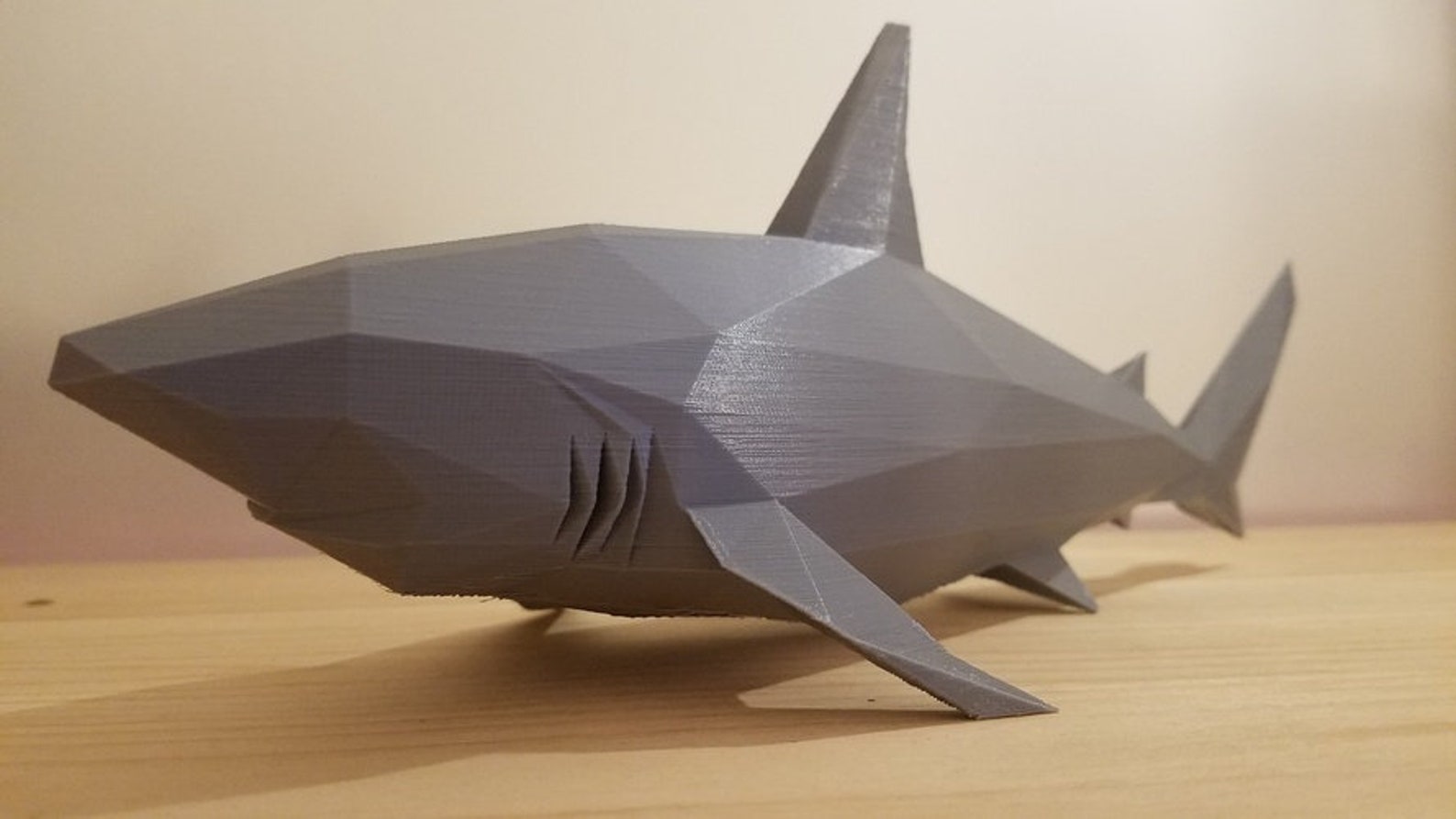Papercraft Shark Paper 3D Template - Etsy