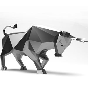Paper Bull Papercraft 3D Template - Etsy
