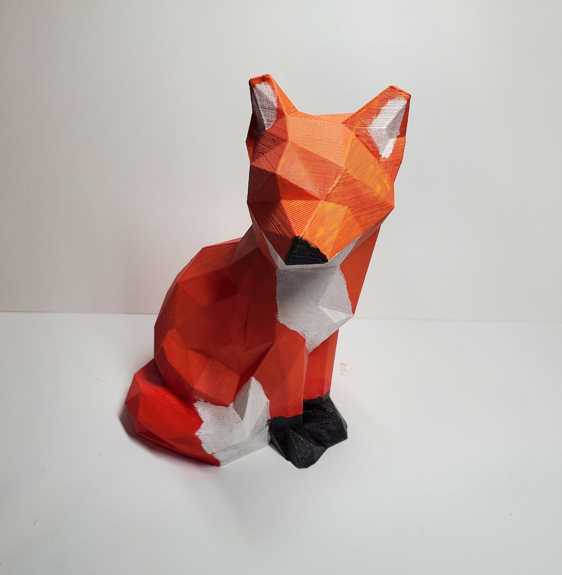 Papercraft Fox Paper 3D Template - Etsy