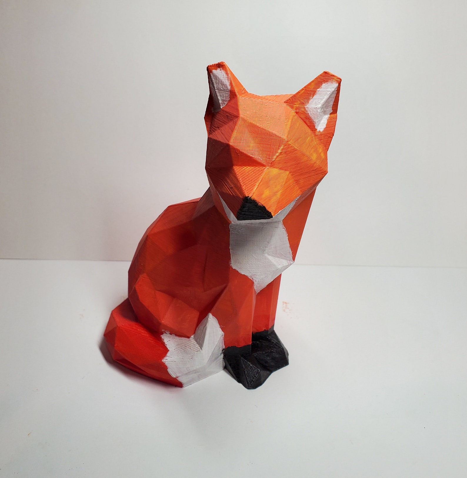 Papercraft Fox Paper 3D Template - Etsy