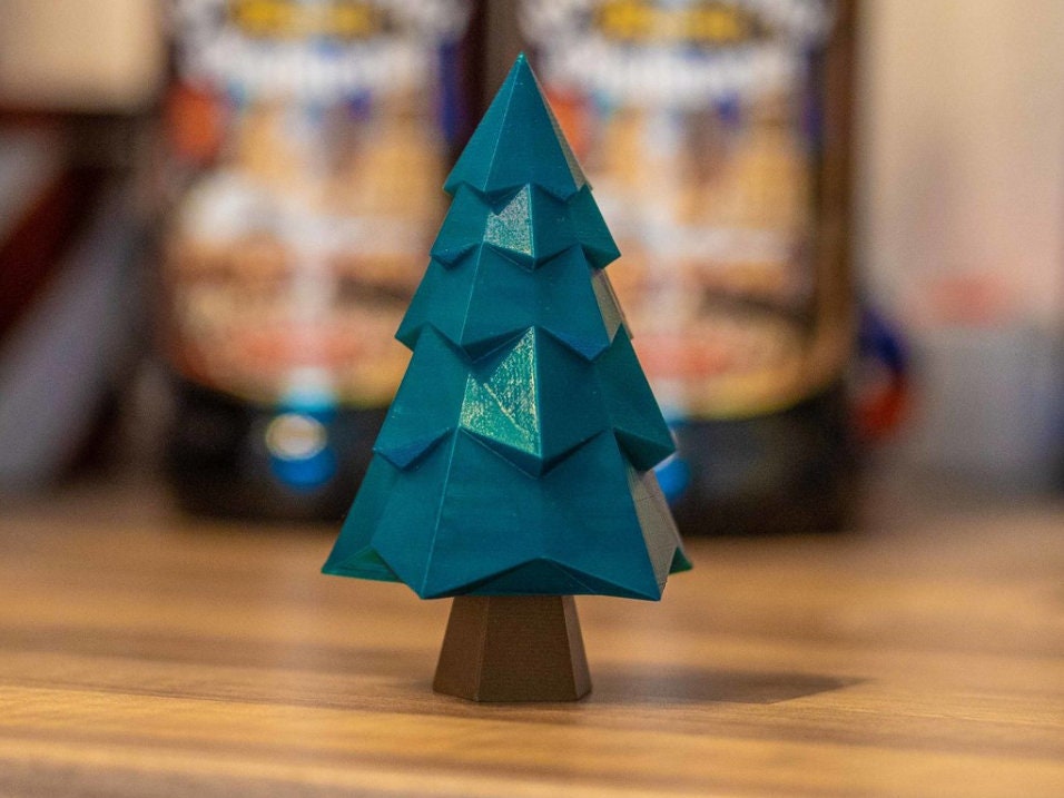 Paper Christmas Tree Papercraft Decoration 3D Template - Etsy