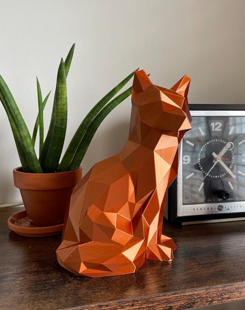 Papercraft Fox Paper 3D Template - Etsy