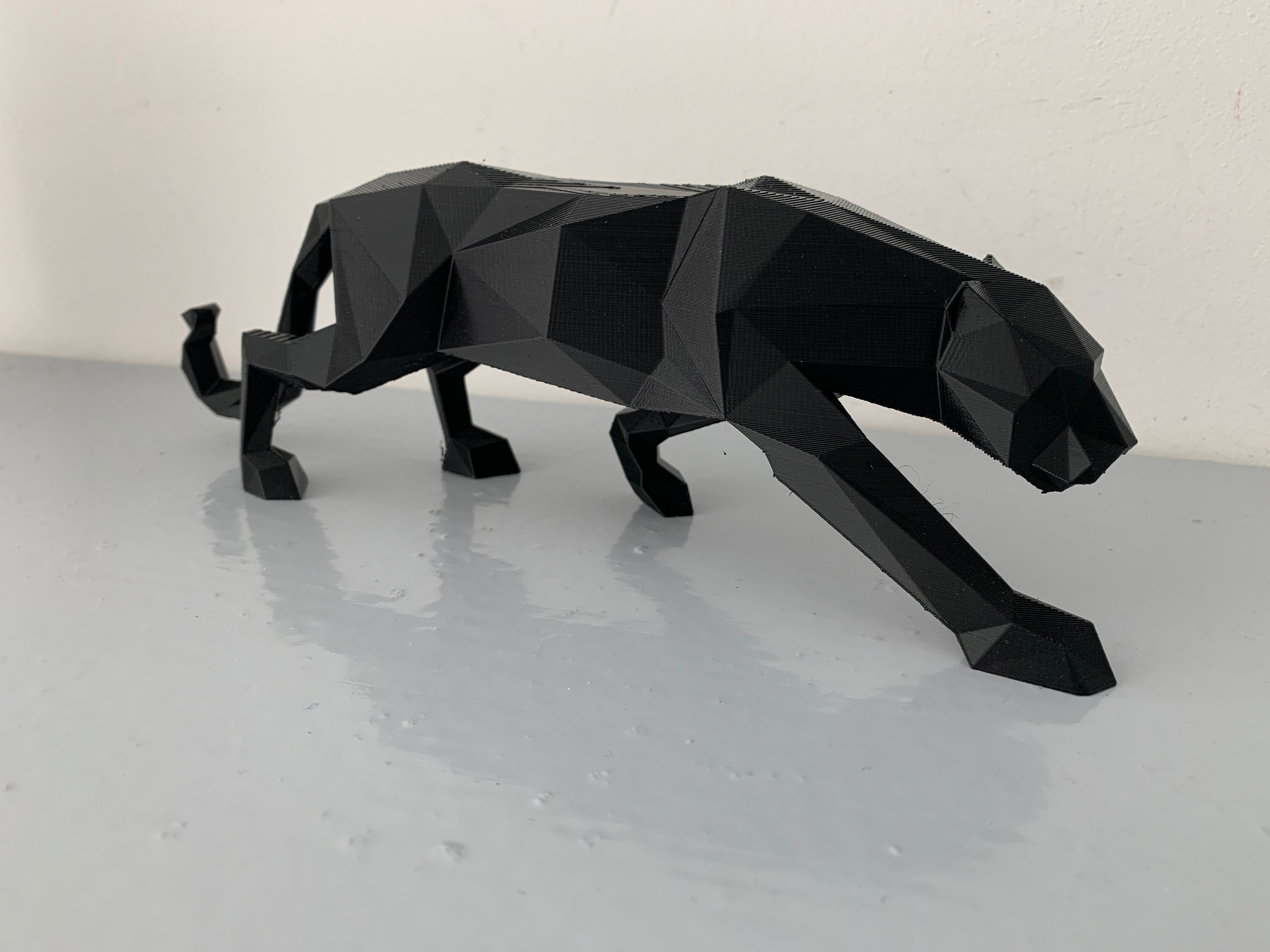 Paper Black Panther Papercraft 3D Template - Etsy