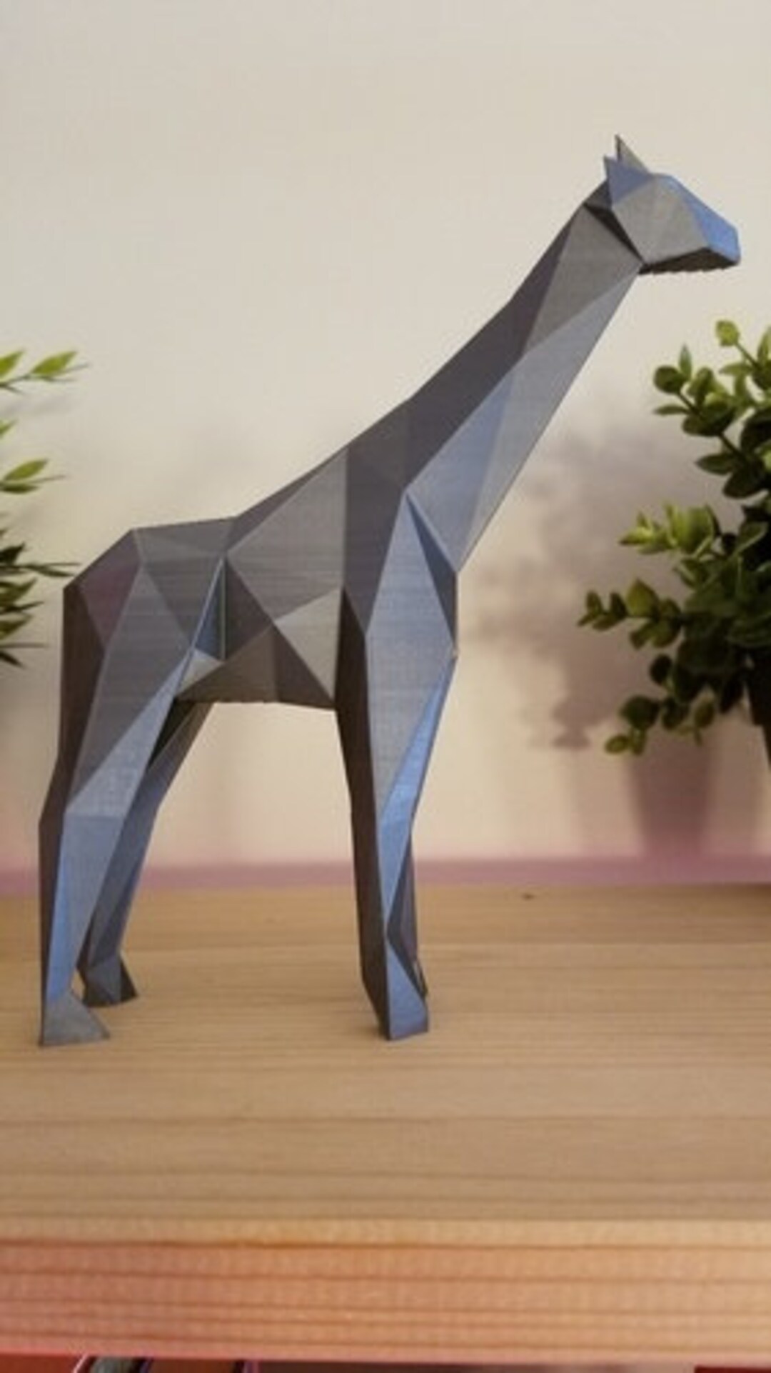 Papercraft Giraffe Paper 3D Template - Etsy