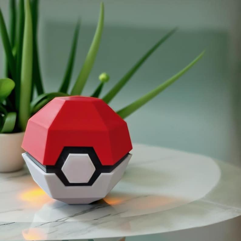 Paper Pokeball Pokemon Papercraft 3D Template - Etsy